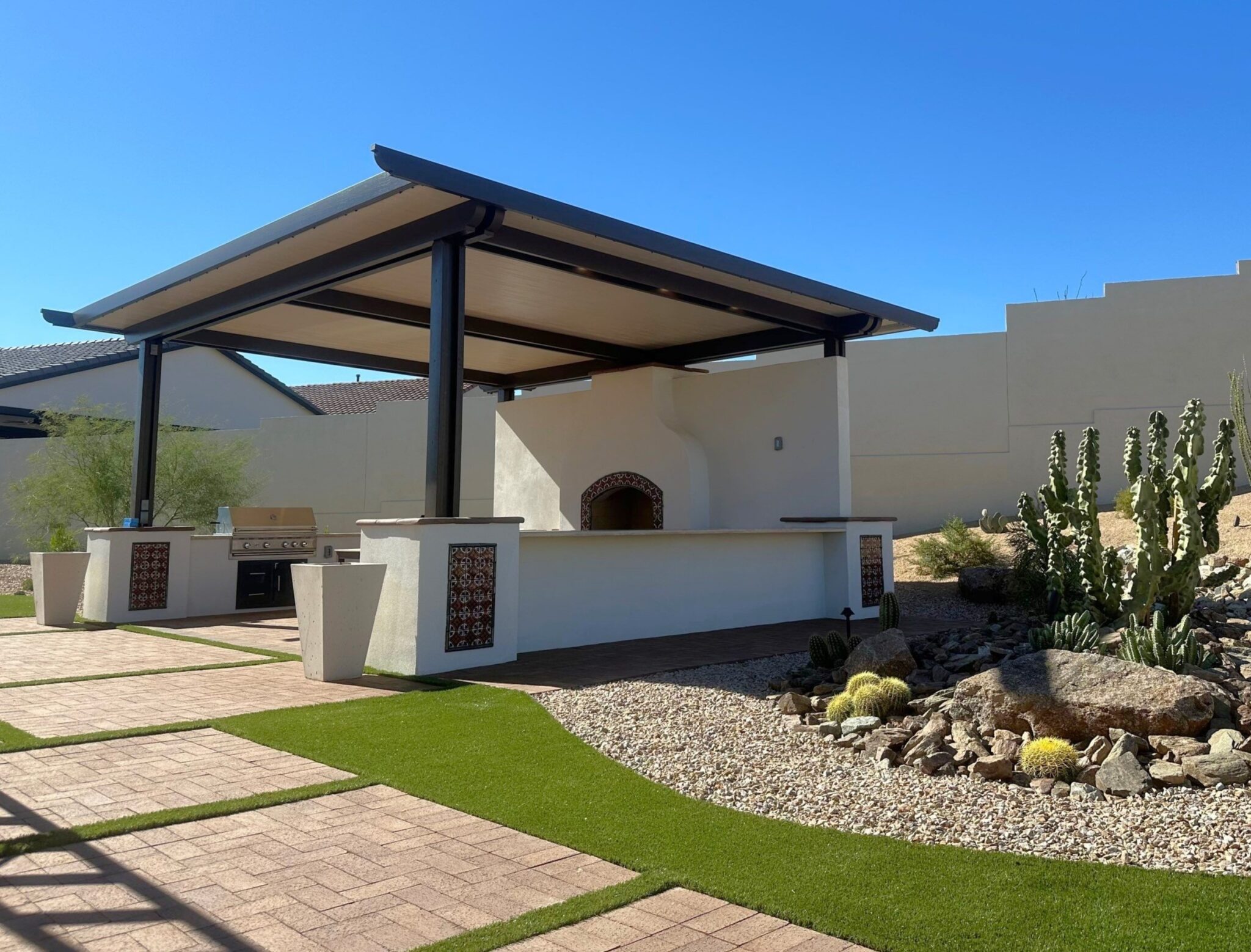 Aluminum Outdoor Shades - Desert Shade Structures